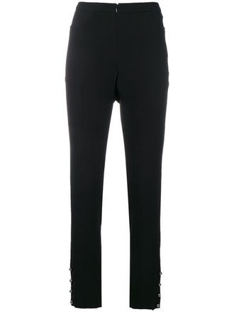 Chanel high waist tailored trousers - Noir
