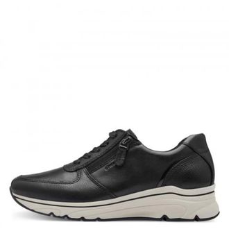 Tamaris Femme, Chaussures, Noir, Taille: 38 EU Baskets Classiques &agrave; Talon Compens&eacute;
