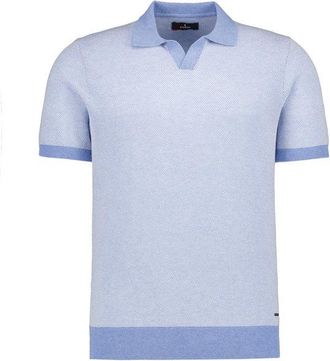 Ragman Herren Polo-Shirt blau