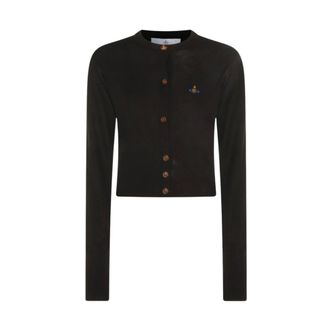 Vivienne Westwood Gilet court Bea - Femme - Pulls - Noir - Taille: 42 FR