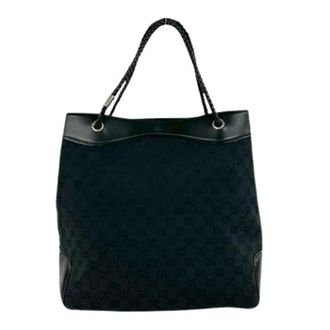 Gucci Sac cabas en toile et cuir GG Pre-owned - Femme - Pre-owned - Noir - Taille: ONE Size