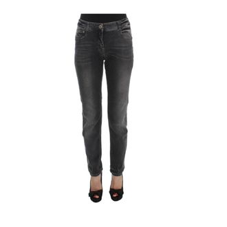 Ermanno Scervino Elegante graue Regular Fit Jeans - - Jeans - Damen - Grau - W31