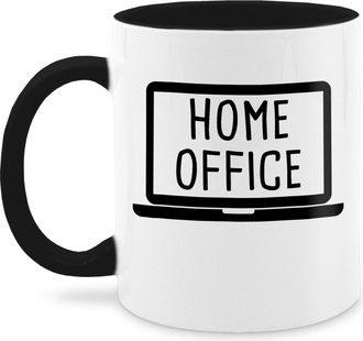 Shirtracer Tasse Tassen 325ml - Job & Beruf Geschenk - Home Office - 325 ml - Schwarz - geschenke für homeoffice sprüche arbeit spaß kaffeetasse gadgets zum kaff