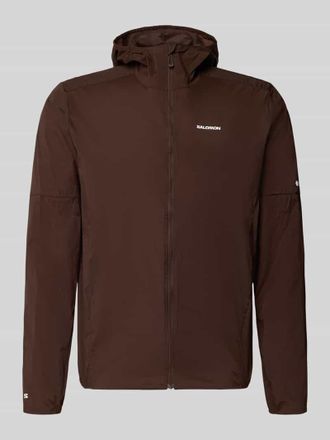 Salomon Windbreaker mit Kapuze und Logo Modell SENSE AERO