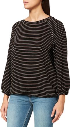 Comma CI Damen 3/4 Arm T-Shirt, 99G5 Placed Print wordi, 32