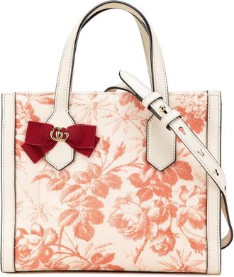 Gucci Hobo Bags - GG Ribbon Herbarium Satchel - Gr. unisize - in Gold - f&uuml;r Damen