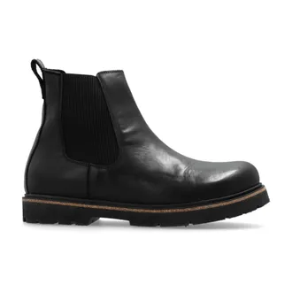 Birkenstock Homme, Chaussures, Noir, Taille: 43 EU Bottines Chelsea Mi-Mollet Highwood à Enfiler
