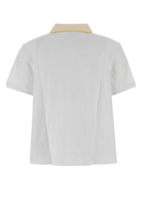 Loewe Piquet Cotton Polo Shirt - White