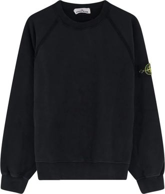 Stone Island Homme, Sweatshirts et sweats à capuche, Noir, Taille: 2XL Logo Sweatshirt