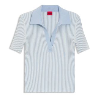 HUGO BOSS Damen, Strickwaren, Blau, SGr&ouml;&szlig;e