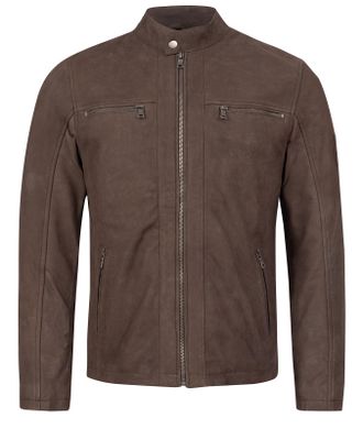 Rock Creek Lederjacke Dunkelbraun