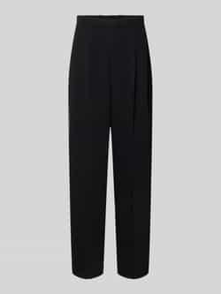 HUGO BOSS Wide Fit Hose mit Bundfalten und Schurwoll-Anteil Modell FEDIX