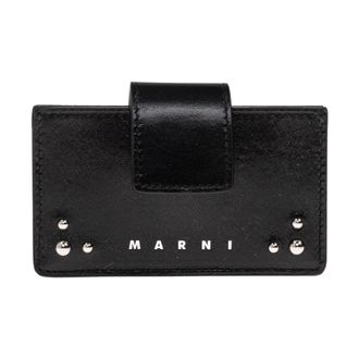 Marni Kartenetui mit Logo - - Accessories - Damen - Schwarzk - ONE SIZE