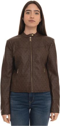 Guess Femme, Vestes, Brun, Taille: 44 FR New Anita Short Jacket