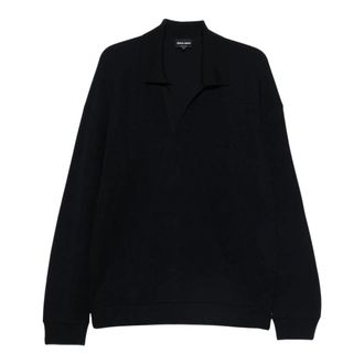 Giorgio Armani Polohemd - - Tops - Herren - Schwarzk - XL