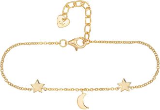 Cai Armband 925 Sterling Silber rhodiniert Sterne Mond