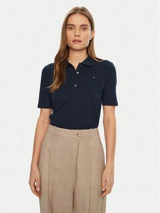 Tommy Hilfiger Poloshirt 1985 WW0WW43224 Dunkelblau Regular Fit