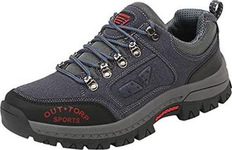 Generic Chaussures de randonn&eacute;e &agrave; fond plat non confortables pour homme, gris, 39 2/3 EU