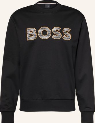 HUGO BOSS Sweatshirt Soleri schwarz