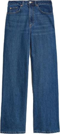 Marks and Spencer Jeans Mit Weitem Bein Damen Mittleres Indigo UK 18 (EU 46)