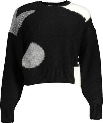 Desigual Femme, Pulls, Noir, Taille: 42 FR Desigual Pull Noir en Polyester