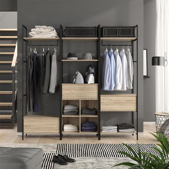 Vicco Set Di Armadi Enya, Legno, 60 X 180 Cm 3 Parti