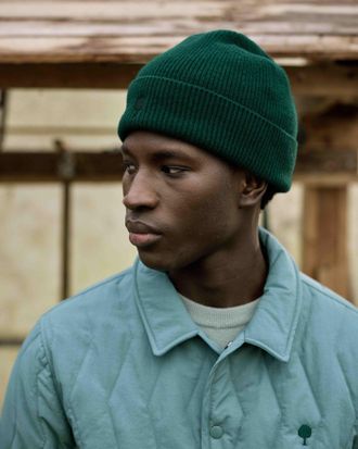 Faguo Bonnet en laine vert sapin
