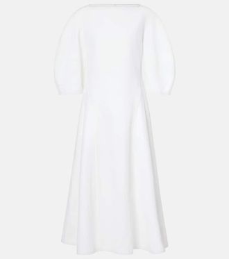 Jil Sander Midikleid aus Leinen