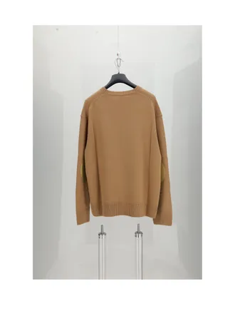 Celine Cashmere Crewneck Sweater - Caramel
