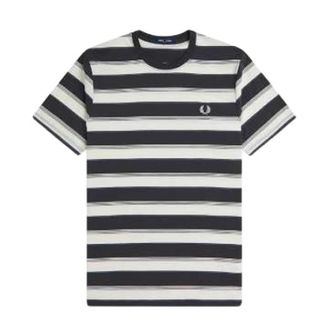 Fred Perry Fine Stripe T-Shirt - - Tops - Herren - Mehrfarbig - M