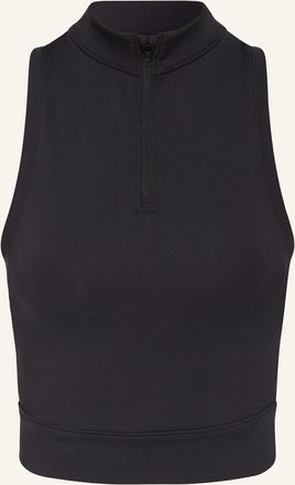 Under Armour Cropped-Lauftop Ua Run Anywhere schwarz