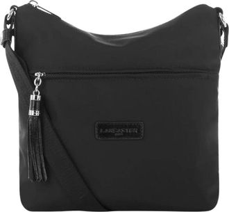 Lancaster Sac bandouli&egrave;re Basic Pompon - Femme - Sacs - Noir - Taille: ONE Size