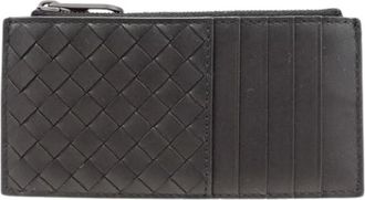 Bottega Veneta unisex, Pre-owned, Noir, Taille: ONE Size Portefeuille en cuir Pre-owned