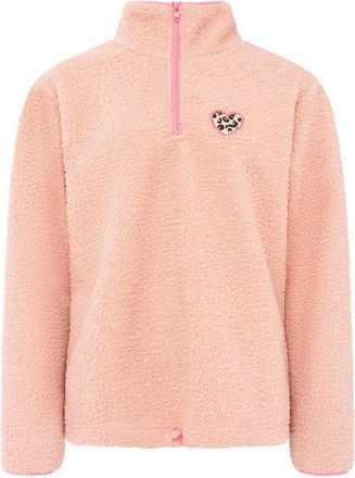 Zwillingsherz Troyer Leo Patch Stehkragen und Zipper, Leo-Herz-Patch, Stehkragen