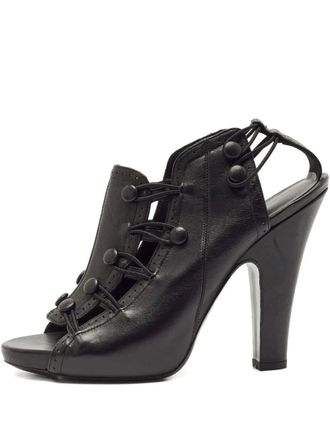 Bottega Veneta 2024 Stiefel mit Kn&ouml;pfen 100mm - Schwarz