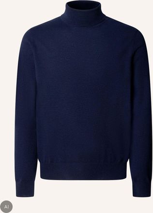 Hackett Pullover Sr Cashmere Roll Neck blau