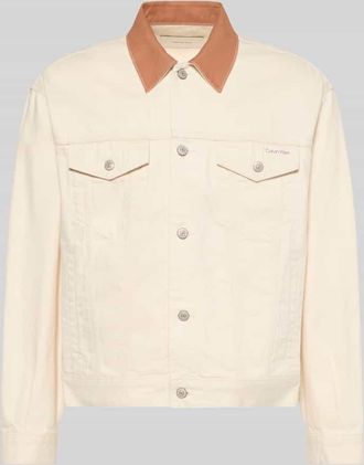Calvin Klein Jeans Regular Fit Jeansjacke aus reiner Baumwolle