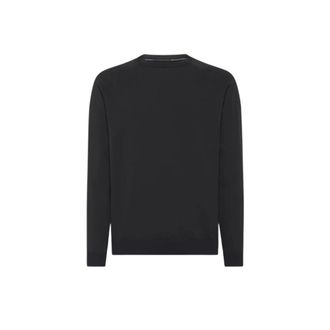 Roberto Ricci Design Technisches Rundhals-Shirt Amos - - Knitwear - Herren - Schwarzk - S