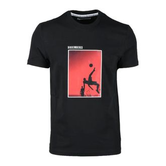 Dirk Bikkembergs Homme, Tops, Noir, Taille: S T-Shirt