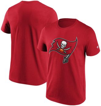 Fanatics Tampa Bay Buccaneers Logo M&auml;nner T-Shirt rot M 100% Baumwolle NFL, Sport