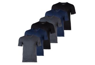 BOSS T-Shirt Herren T-Shirt 6er Pack Baumwolle (Packung, 6er Pack)