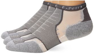 Thorlos Unisex Experia Xccu Thin Cushion Running Low Cut Socken Laufsocken, Grau (3 Paar), M (3er Pack)
