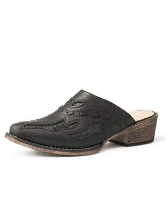 Roper Damen Beth Snip Toe Westernstiefel, schwarz, 38 EU