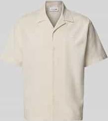 Lacoste Relaxed Fit Freizeithemd aus reiner Baumwolle