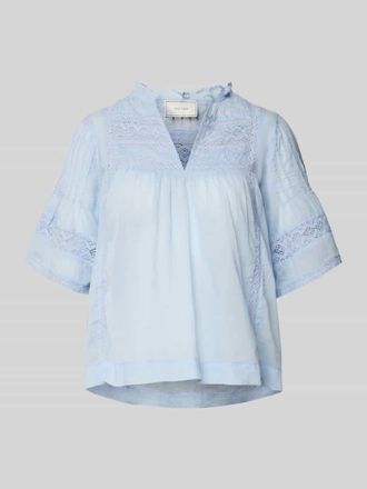 Neo Noir Relaxed Fit Bluse mit H&auml;kelspitze Modell Siama