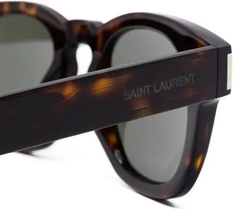 Saint Laurent Eyewear SL746 Tortoiseshell Acetate Sunglasses - Brown