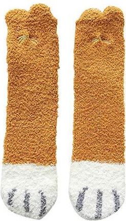 Generic Chaussettes Hiver Femme,Chaussette Chaude Pilou Pilou Femme,Chaud 1 Paire &Eacute;paississement Femmes Hiver Corail Automne Chaussettes Animal Velours Chauss