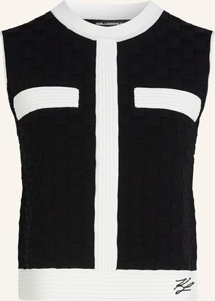 Karl Lagerfeld Top schwarz