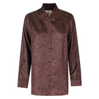 Alysi Femme, Blouses et Chemises, Brun, Taille: 34 FR Chemises