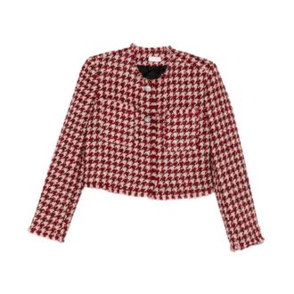 Liu Jo Femme, Vestes, Multicolore, Taille: 38 FR Mf5285T220A Veste Boucl&eacute;